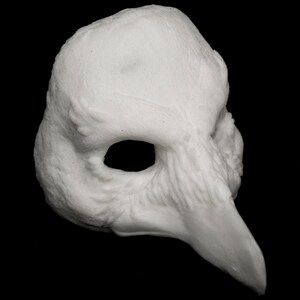 Corvid / Bird of Prey Mask, Unpainted, Soft Foam for LARP Combat ...
