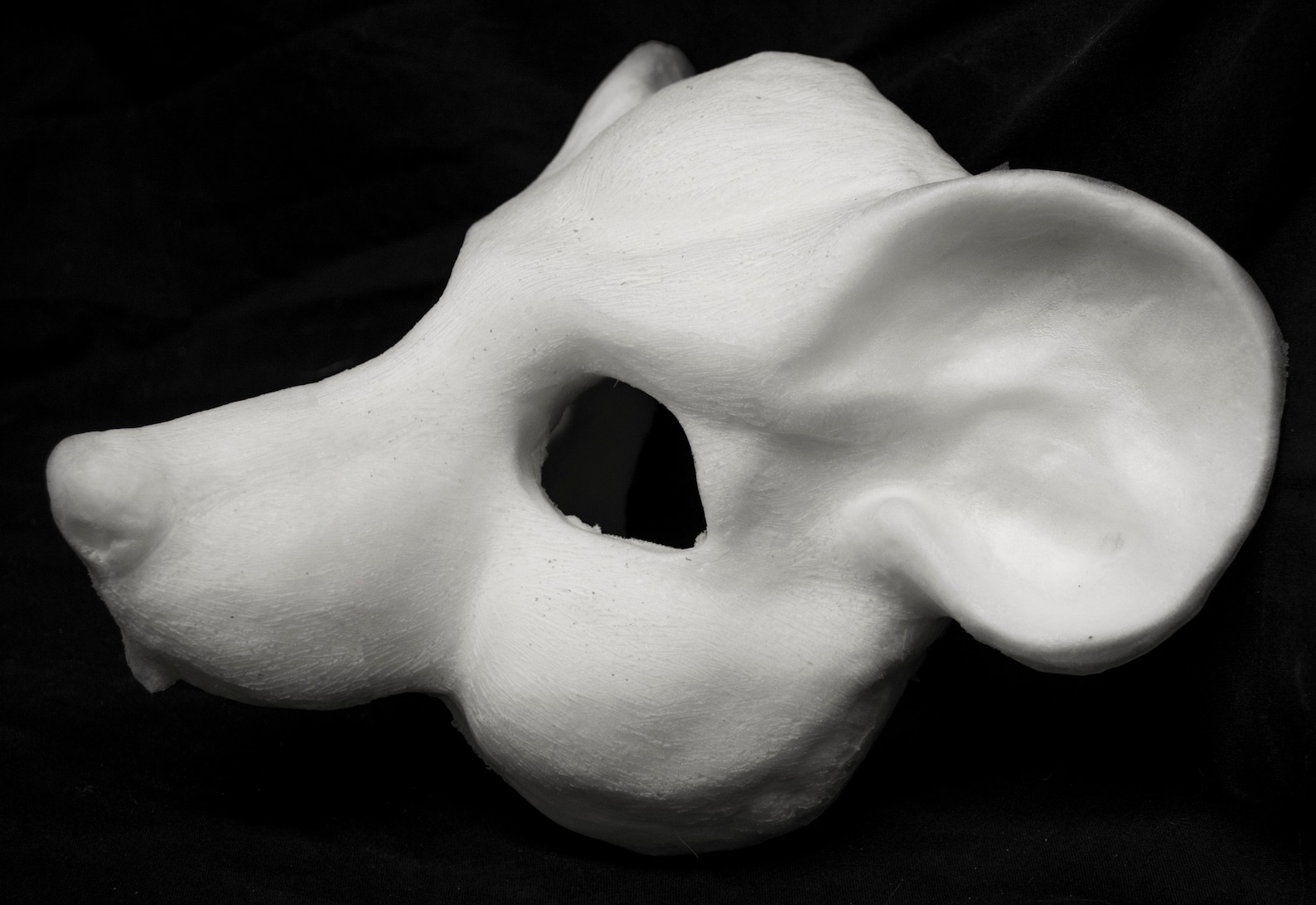 Skaven Mask, Unpainted, Soft Foam for LARP Combat, Theatre, Festivals ...