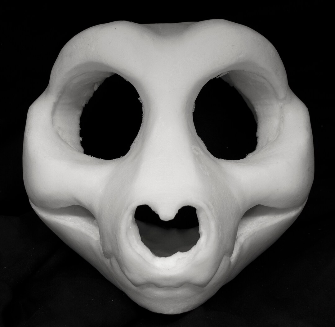 Cut & Carved Toony Skull Soft Foam Head Base for Costumes, Mascots and ...