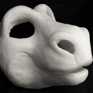 Cut & Carved Raptor Foam Head Base for Costumes, Mascots and Fursuits ...