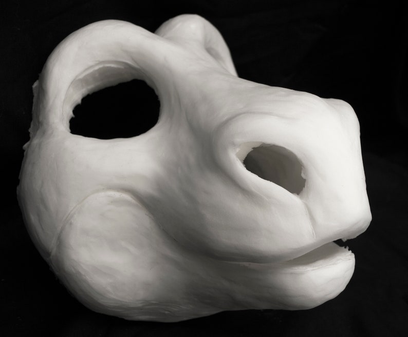 Cut & Carved Raptor Foam Head Base for Costumes, Mascots and Fursuits ...