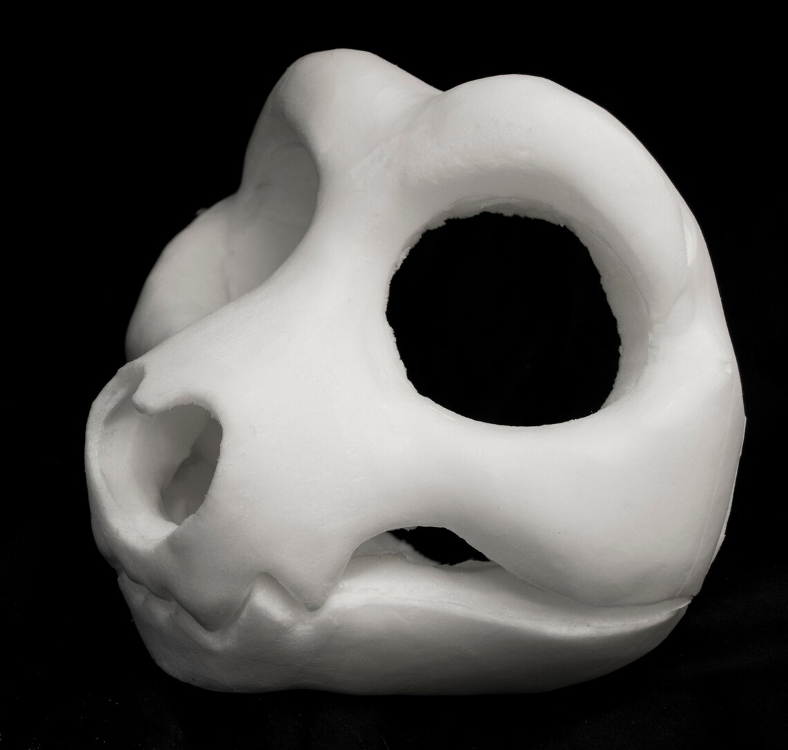 Toony Demon Skull Bundle Deal: Cut and Carved Head Base, Eyes and Feet ...
