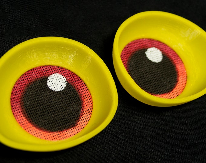 Yellow Follow Me Effect Toony Eyes for Costumes, Fursuits and Mascots ...