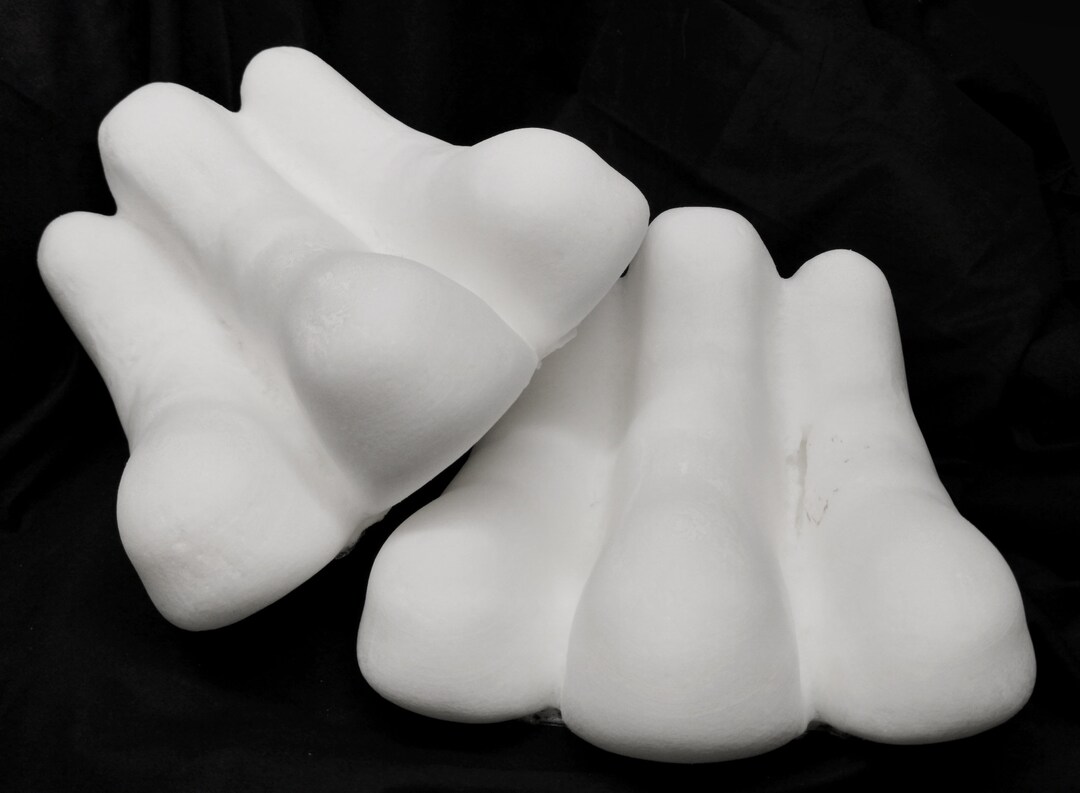 Three Toe Foam Paw, Toe Padding, to Make Feet for Costumes, Mascots and ...