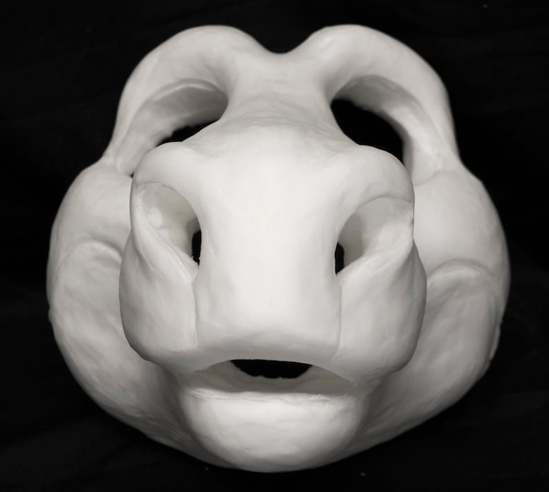 Cut & Carved Raptor Foam Head Base for Costumes, Mascots and Fursuits ...