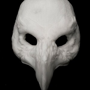Corvid / Bird of Prey Mask, Unpainted, Soft Foam for LARP Combat ...