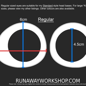 Toony Follow Me Eyes for Costumes, Fursuits and Mascots, 1 Pair (many ...