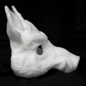 Wild Boar, Pig Mask, Unpainted, Soft Foam for LARP Combat, Quadrobics ...