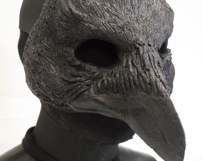 Corvid, Kenku, Raven Mask for LARP, Performance and Costuming - Etsy