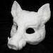 Wild Boar, Pig Mask, Unpainted, Soft Foam for LARP Combat, Quadrobics ...