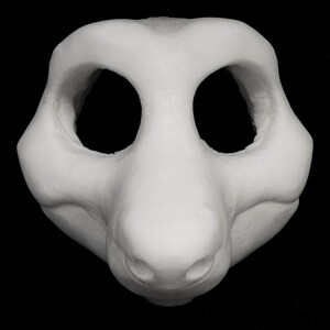 Cut & Carved Kemono Fox/canine Soft Foam Head Base for Costumes ...