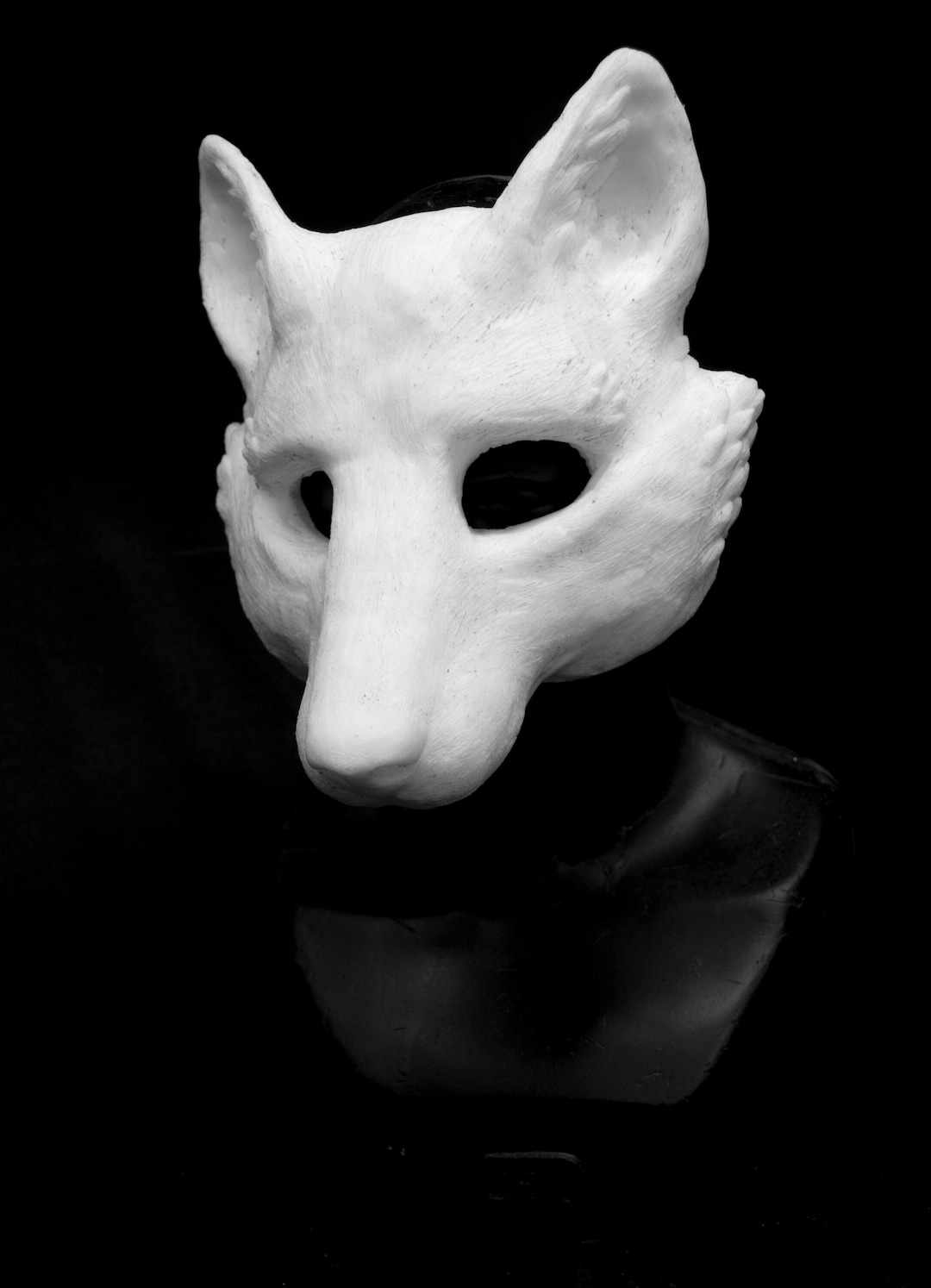 Fox, Vulpine Mask, Unpainted, Soft Foam for LARP Combat, Quadrobics ...