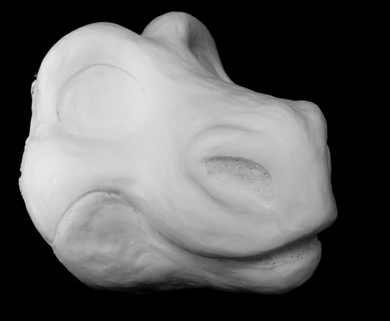 Raptor / Dragon Foam Head Base for Costumes, Mascots and Fursuits. Cut ...