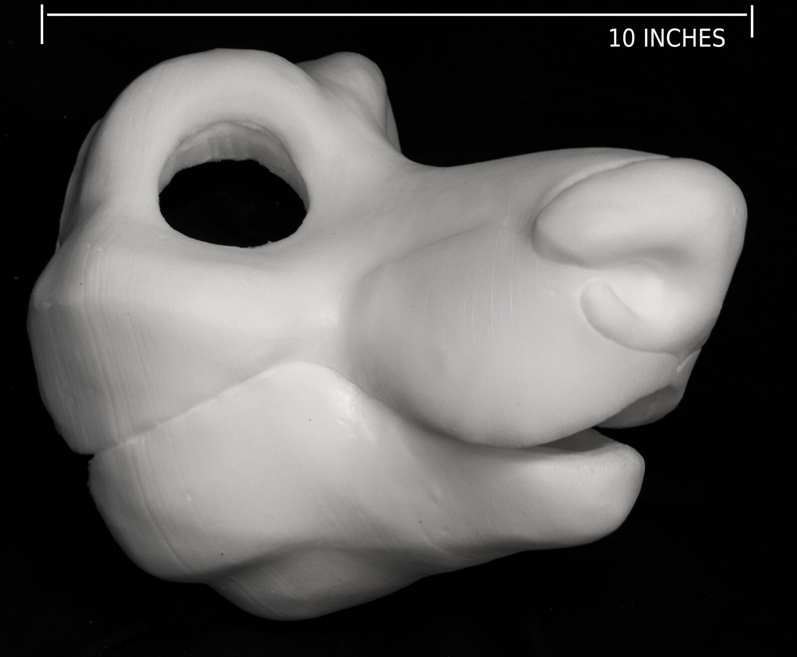 Cut & Carved Wolf / Fox Soft Foam Head Base for Costumes - Etsy UK