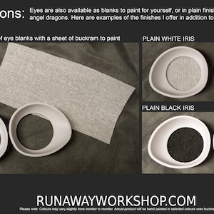 Toony Eyes for Costumes, (regular and Large Options) Fursuits and ...