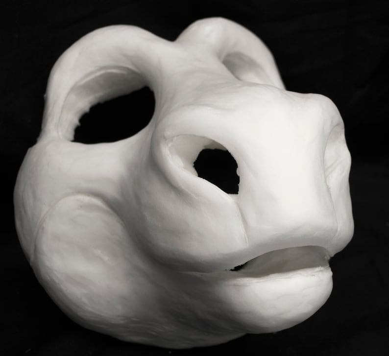 Cut & Carved Raptor Foam Head Base for Costumes, Mascots and Fursuits ...