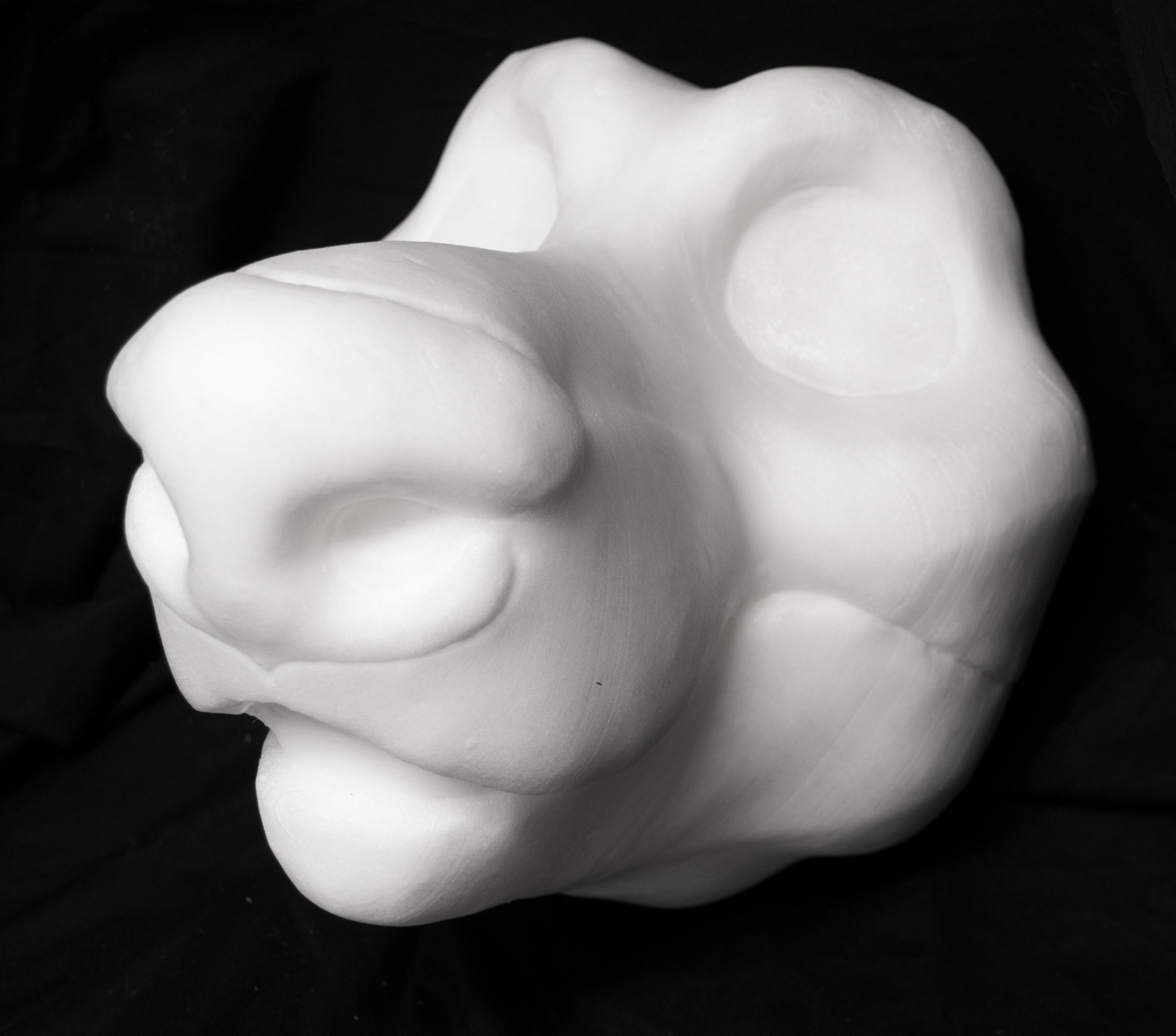 Wolf / Fox Soft Foam Head Base for Fusuits, Costumes and Mascots. Cut ...