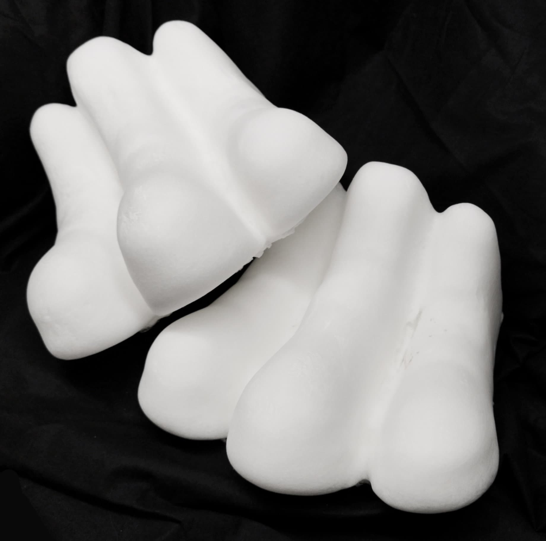 Three toe Foam paw toe padding to make feet for costumes | Etsy