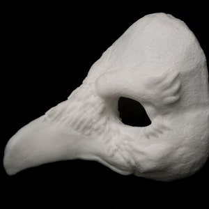 Corvid / Bird of Prey Mask, Unpainted, Soft Foam for LARP Combat ...