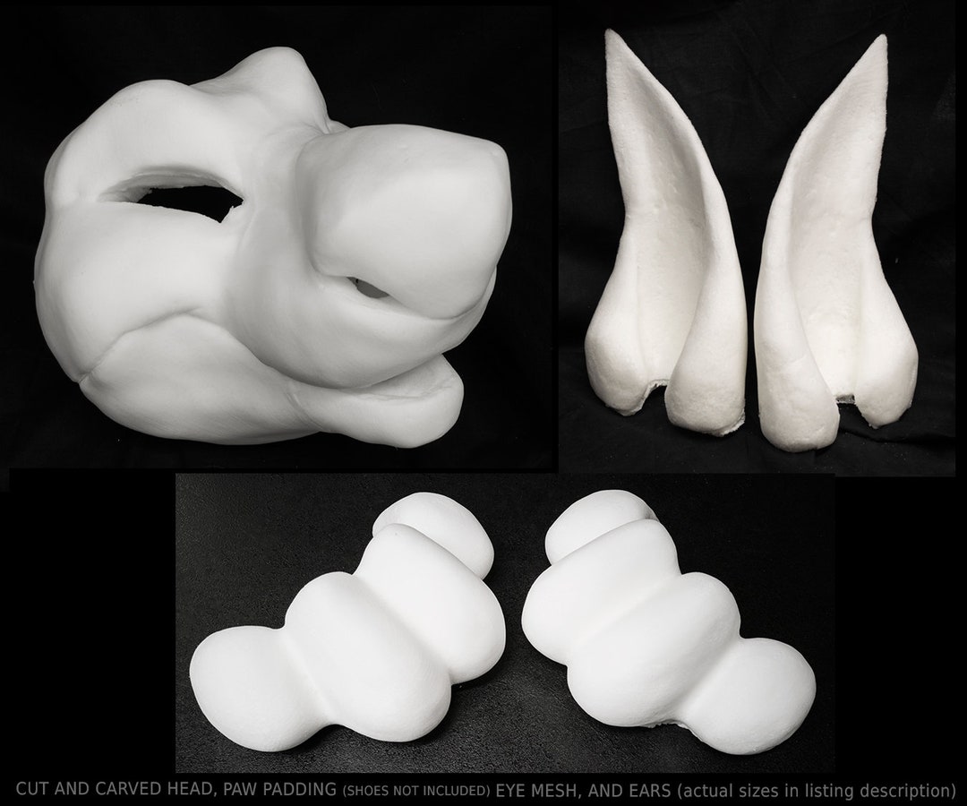 Manokit Bundle Deal: Cut and Carved Head Base, Eyes and Feet Padding ...