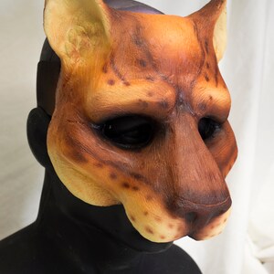 Red Khajiit, Feline Mask for LARP, Performance and Costuming - Etsy