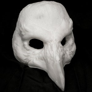 Corvid / Bird of Prey Mask, Unpainted, Soft Foam for LARP Combat ...