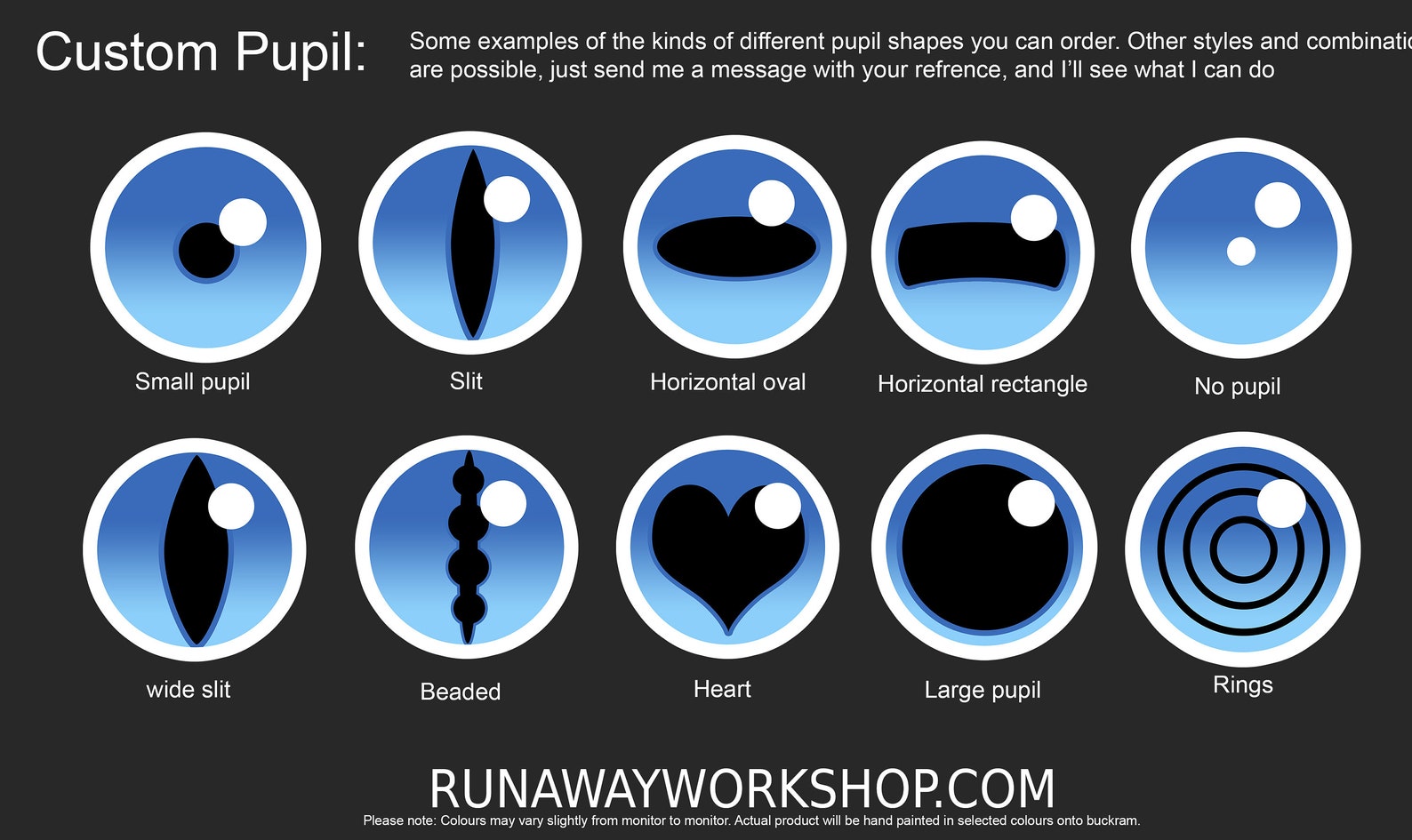 Toony Follow Me Eyes for Costumes Fursuits and Mascots 1 | Etsy UK