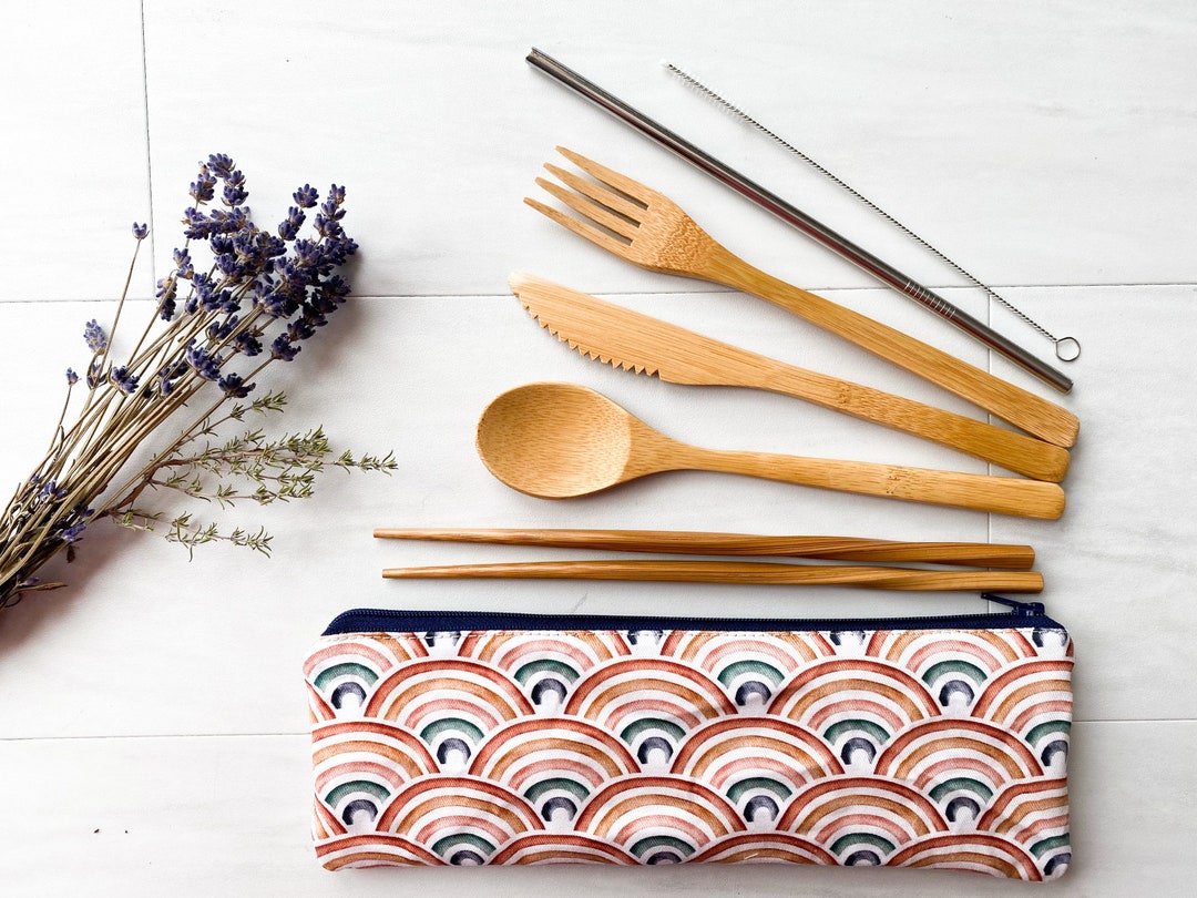 Reusable Cutlery - Zero Waste Utensils - Zero Waste Kit - Rainbow Pride ...