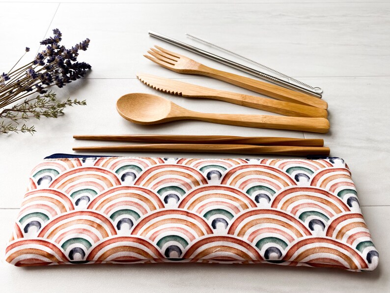 Reusable Cutlery - Zero Waste Utensils - Zero Waste Kit - Rainbow Pride ...