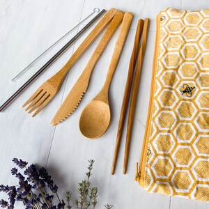 Reusable Cutlery - Zero Waste Utensils - Zero Waste Kit - Honeybee ...