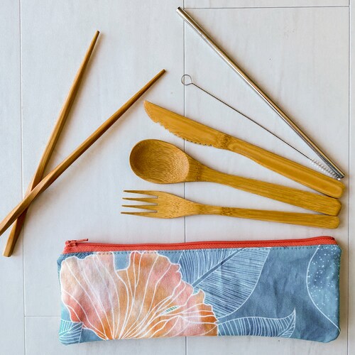 Reusable Cutlery Zero Waste Utensils Zero Waste Kit | Etsy