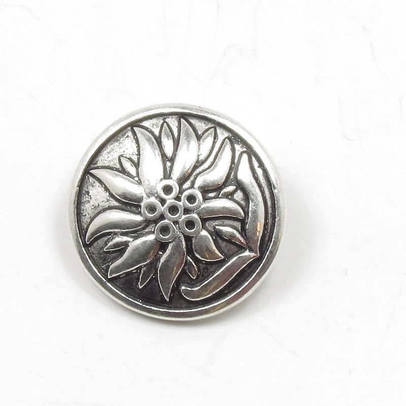 Silver Tone Buttons - Etsy