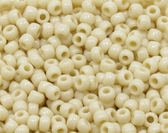 6/0 Opaque Light Beige Toho 51 Cream Colored Seed Beads | Etsy