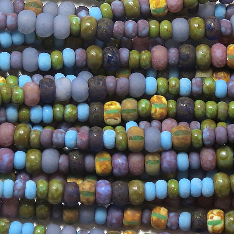 Czech Picasso Beads - Etsy