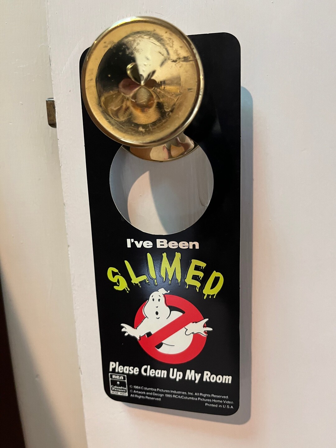 Vintage Ghostbusters 1985 Video Release Door Hanger - Etsy