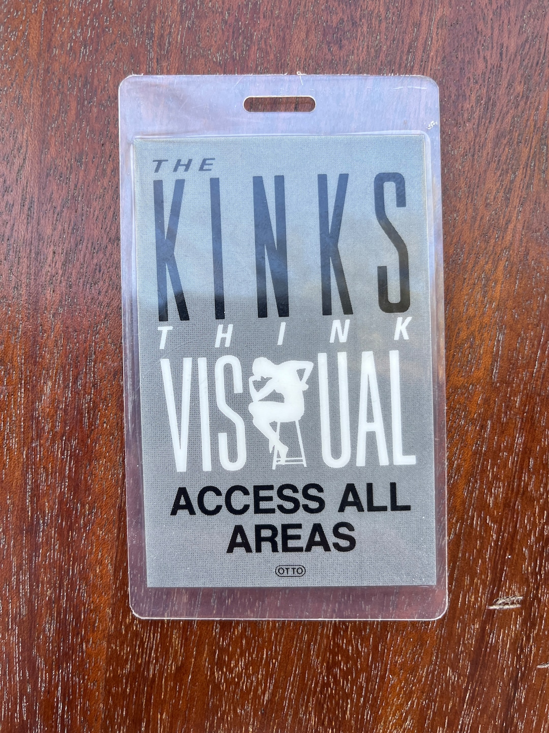 Vintage the Kinks Think Visual 1986 Tour Access All Areas Staff Pass - Etsy