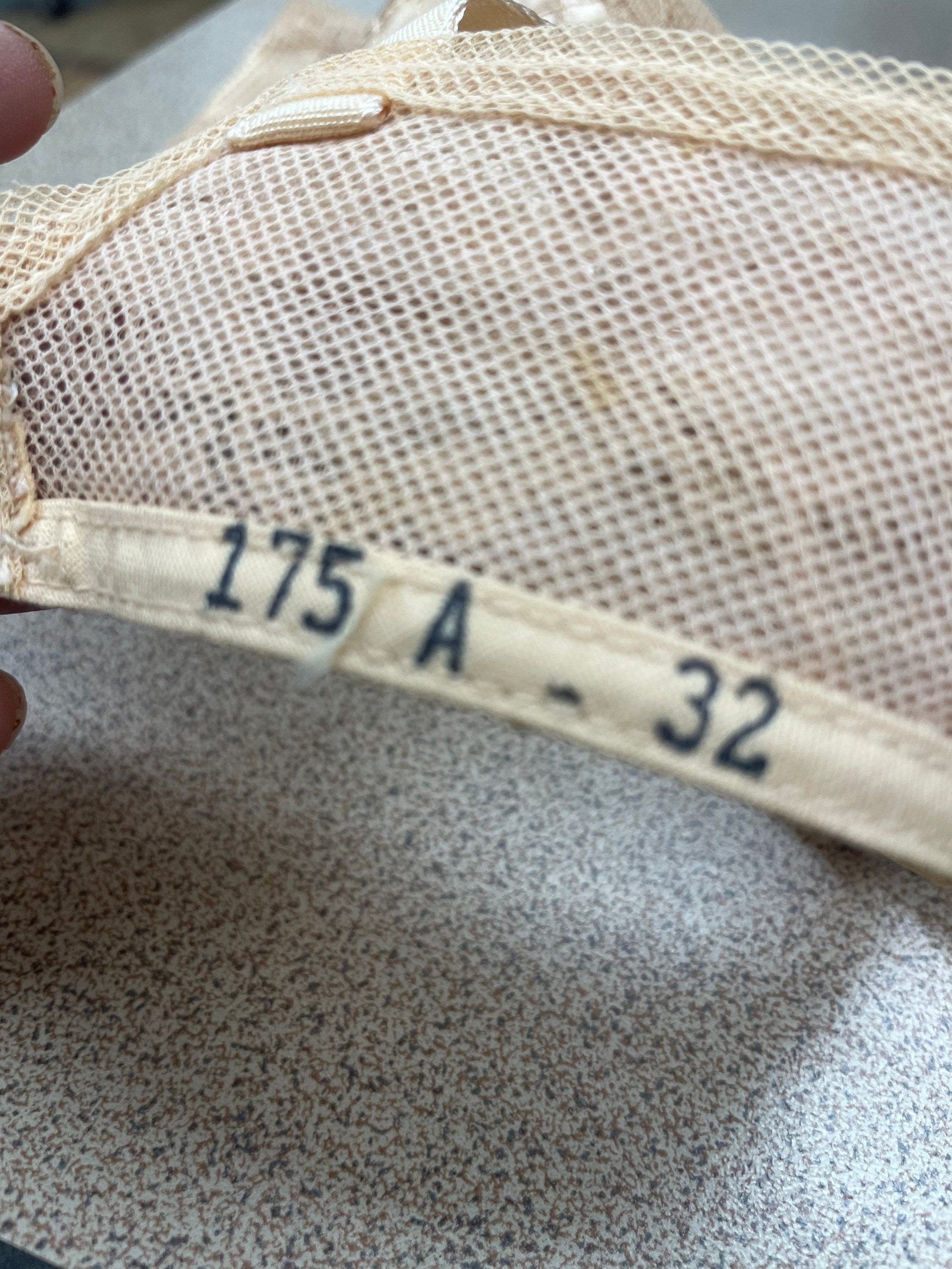 Vintage 1950s Starlight 32A Lace Bra Pin up Peach Color NWT - Etsy