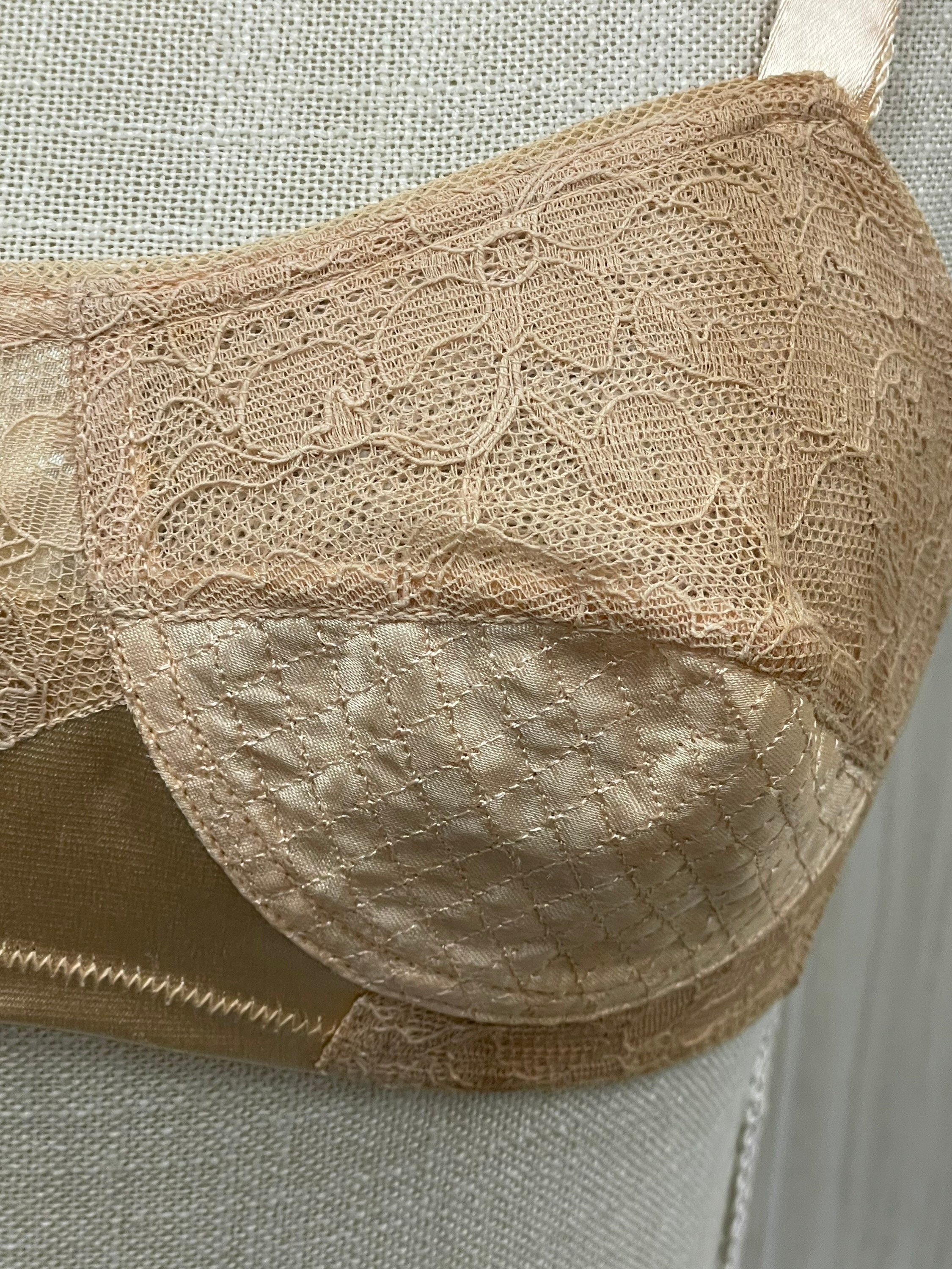 Vintage 1950s Starlight 32A Lace Bra Pin up Peach Color NWT - Etsy
