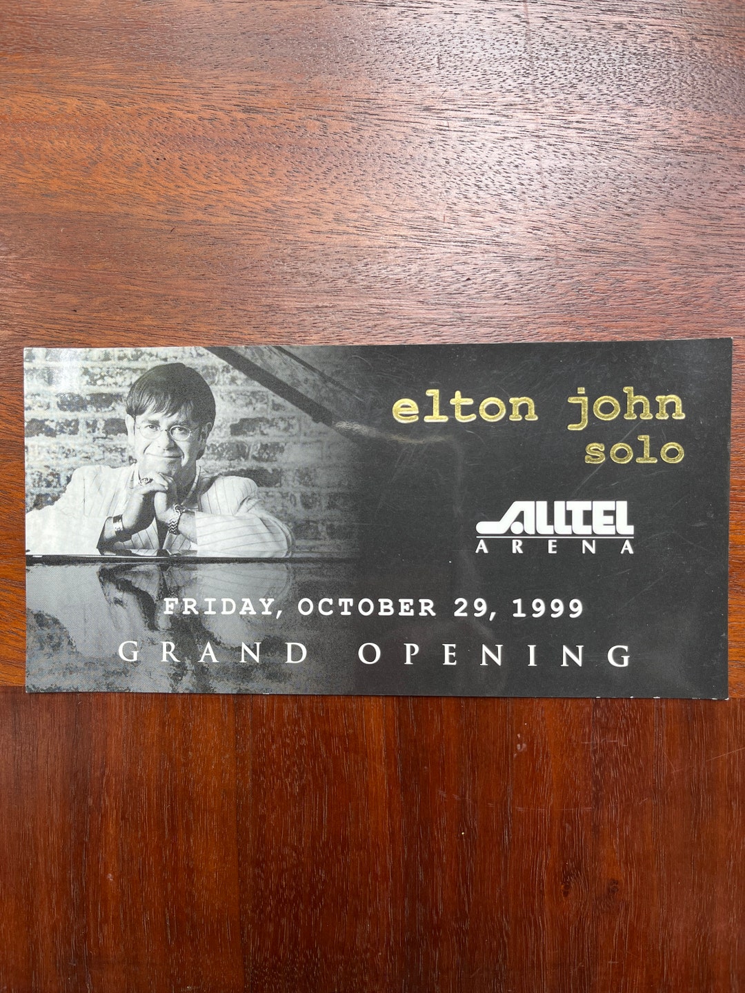 Vintage Elton John Solo Alltel Arena Grand Opening Glossy Photo - Etsy
