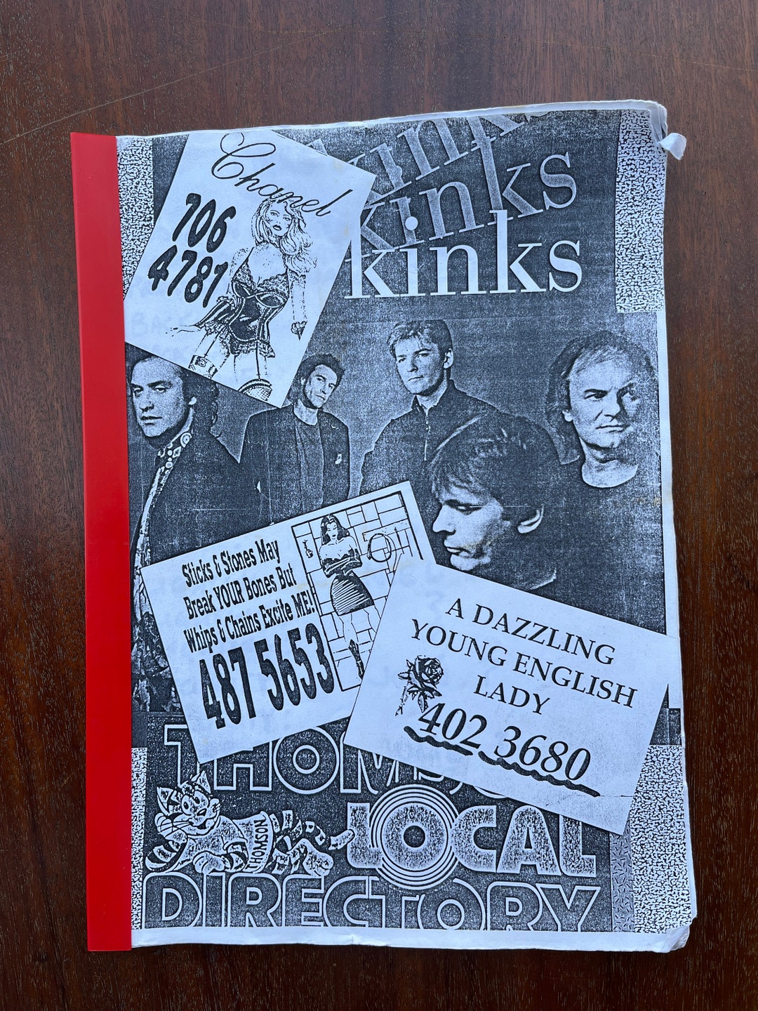 Vintage the Kinks 1990 Itinerary - Etsy