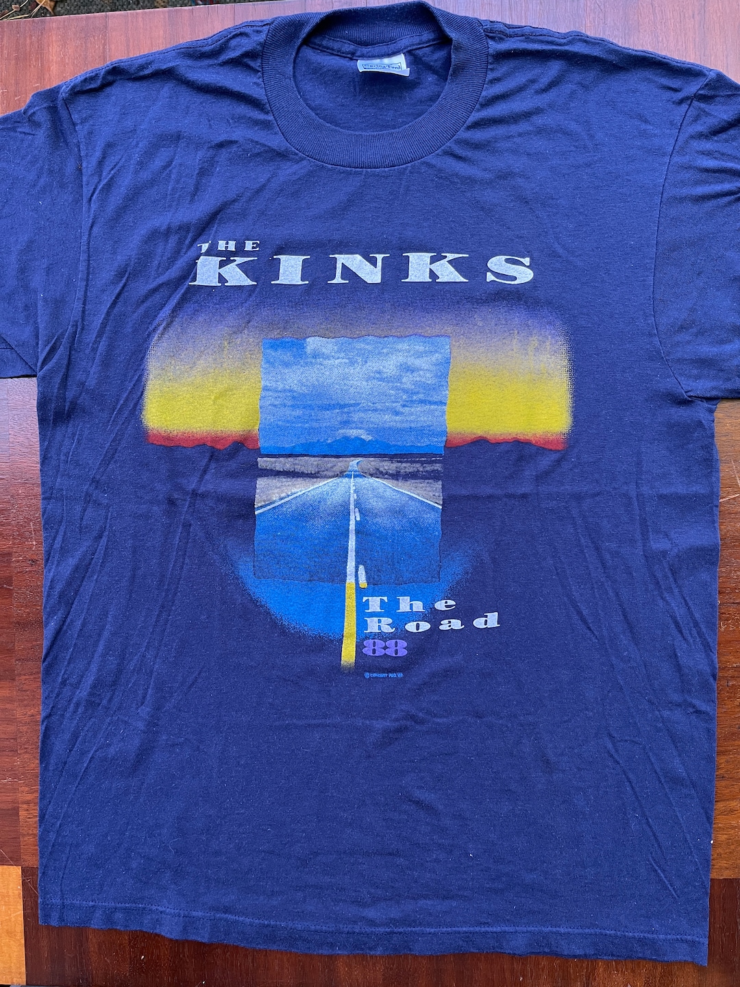Vintage the Kinks the Road 88 USA Tour T-shirt. - Etsy