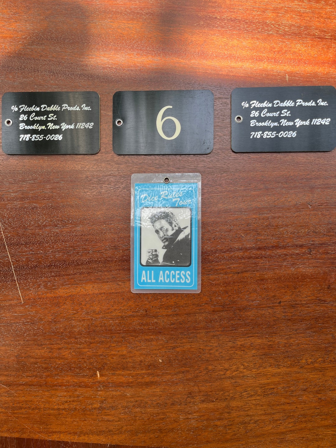 Vintage Andrew Dice Clay 1989 Dice Rules Tour All Access Pass & Luggage ...
