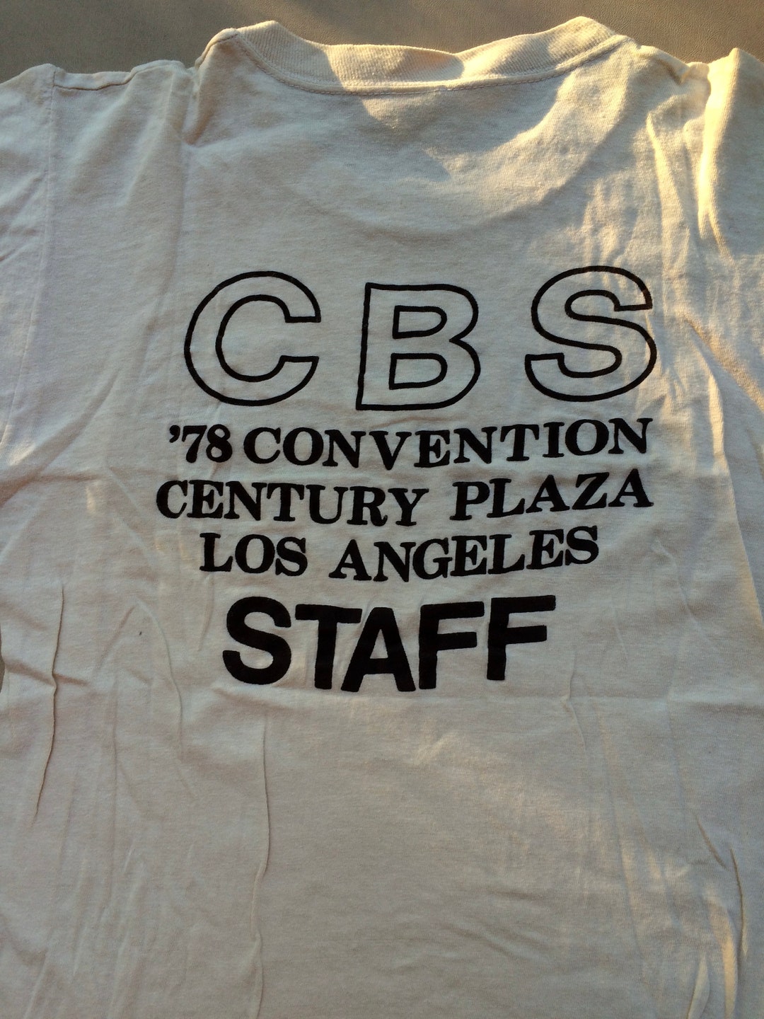 Vintage SHOWCO CBS Record Convention '78 Staff T-shirt - Etsy