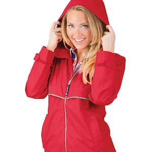 Personalized Rain Jacket, Personalized Jacket, Monogrammed Jacket ...