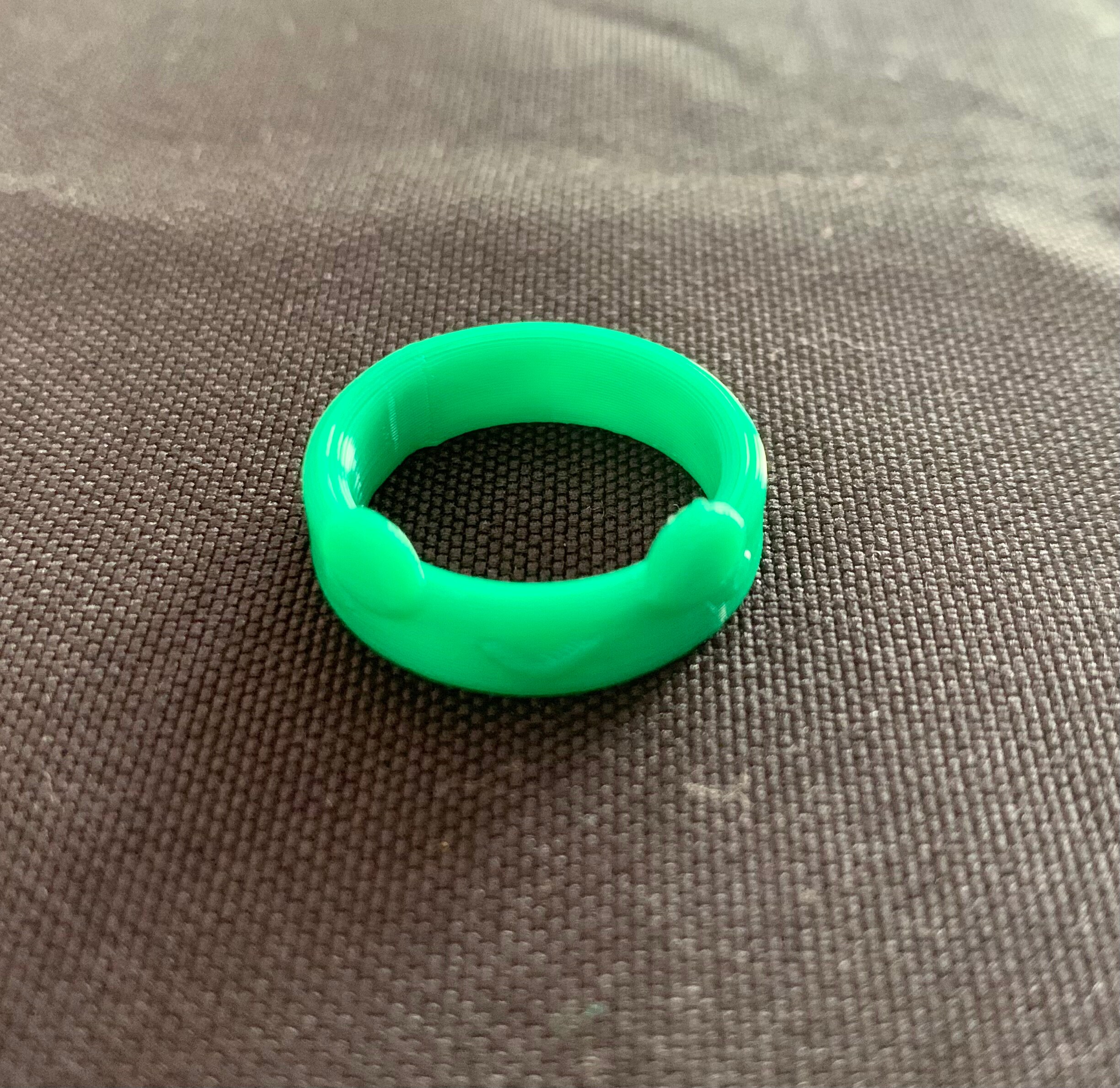 3D Printed Green Frog Face Stackable Statement Ring - Etsy