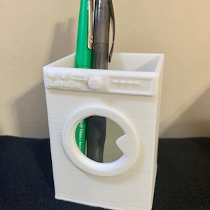 Mini Washer 3D Printing Cup Holder Desk Organizer Washing Machine ...