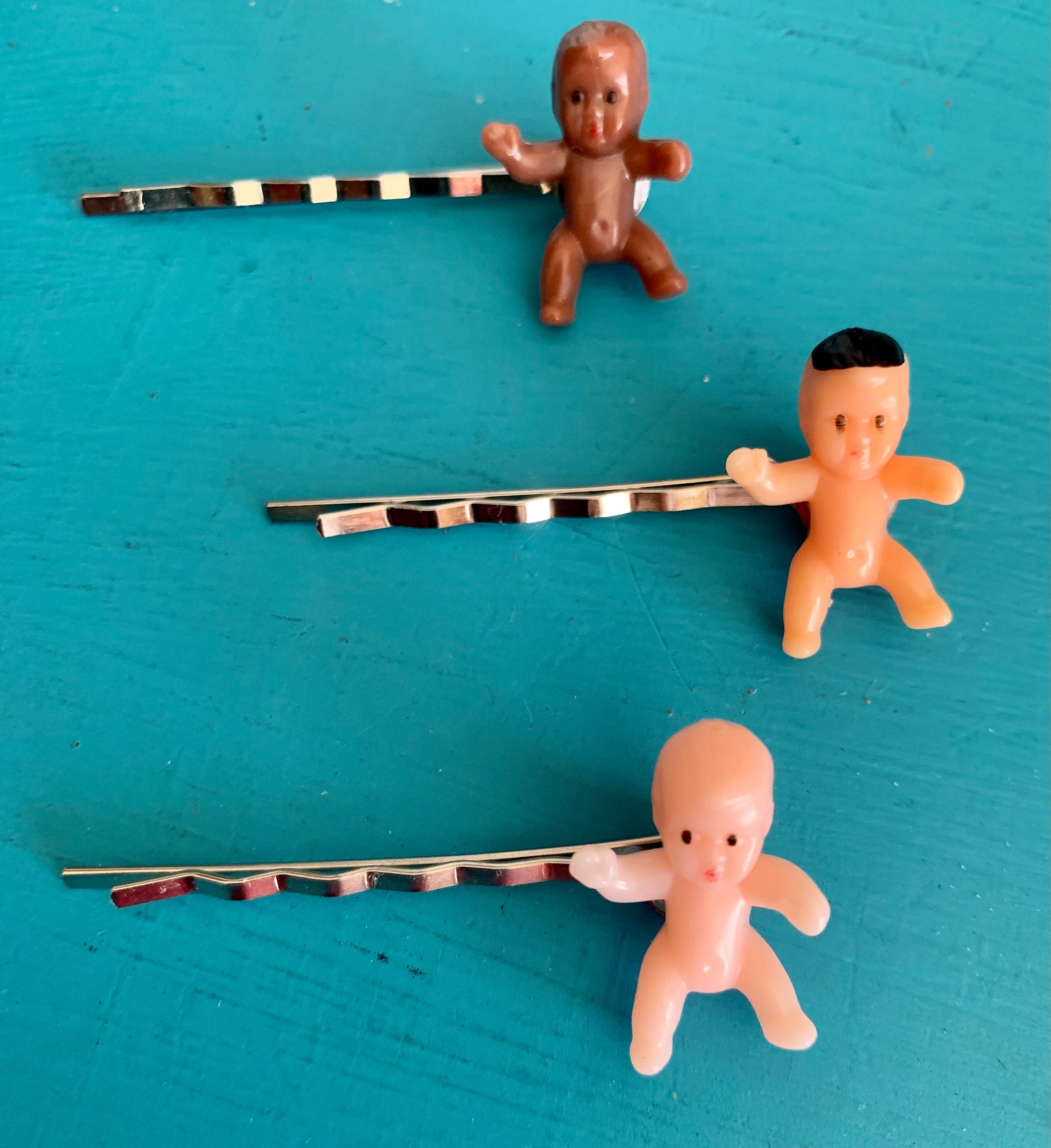 Colorful Tiny Babies Hair Pin Bobbies King Baby Hair Pins - Etsy