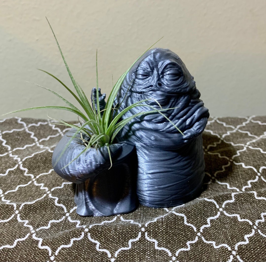 Space Hutt Alien Slug Princess Villian 3D Printed Air Plant Desk ...