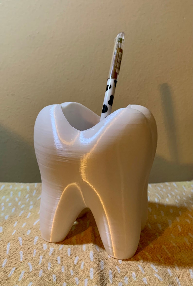 Toothbrush and Toothpaste 3D Printed Cup Tooth Planter Desk - Etsy