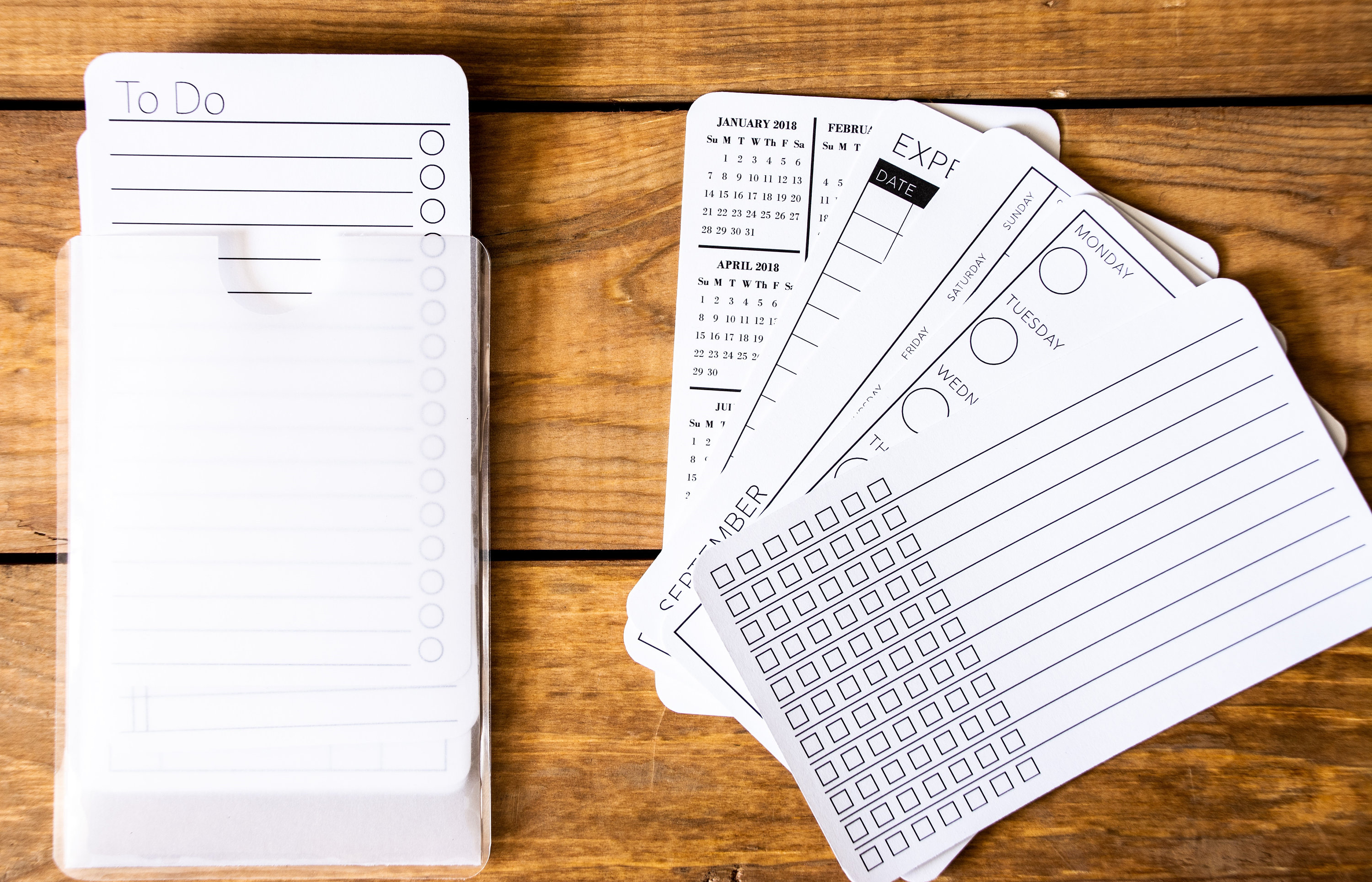 3 x 5 Planning Cards Pocket Cards Memo | Etsy